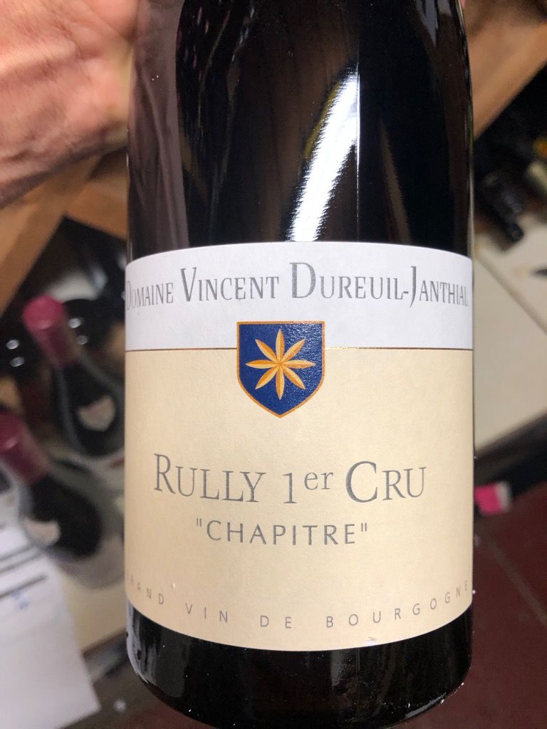 2012 Dureuil-Janthial Rully 1er Cru Chapitre, France, Burgundy, Côte ...