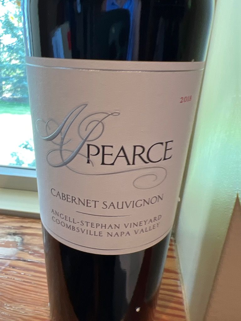 2014 AJ Pearce Cabernet Sauvignon Coombsville, USA, California, Napa Valley, Coombsville ...