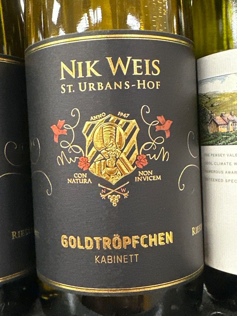 2018 Nik Weis / St. Urbans-Hof Piesporter Goldtröpfchen Brut, Germany ...
