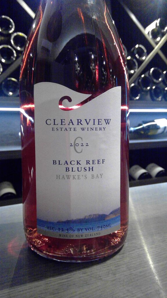 2022 Clearview Estate Black Reef Blush, New Zealand, North Island ...