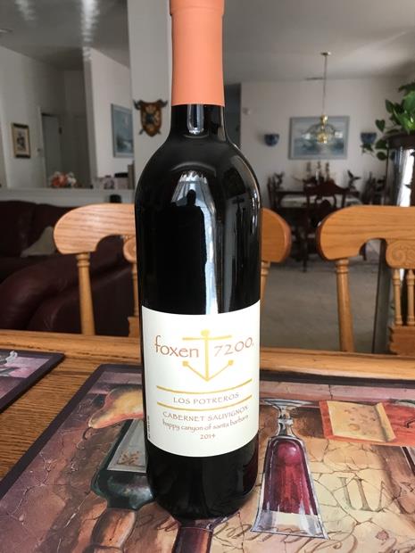 2014 Foxen Cabernet Sauvignon 7200 Los Potreros, USA, California ...