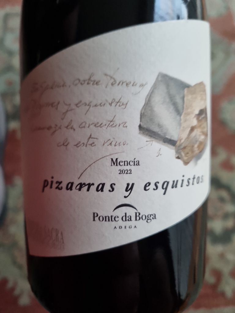 2022 Ponte da Boga Mencía Ribeira Sacra Pizarras y Esquistos, Spain ...