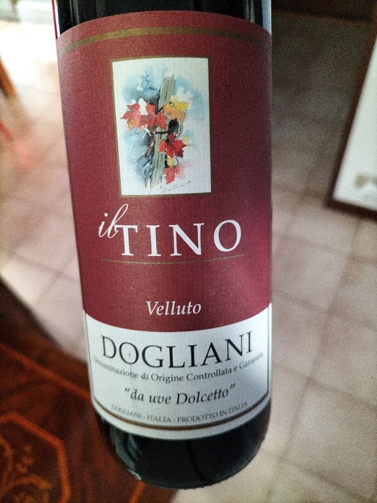 2022 Il Tino Dogliani Velluto, Italy, Piedmont, Langhe, Dogliani ...