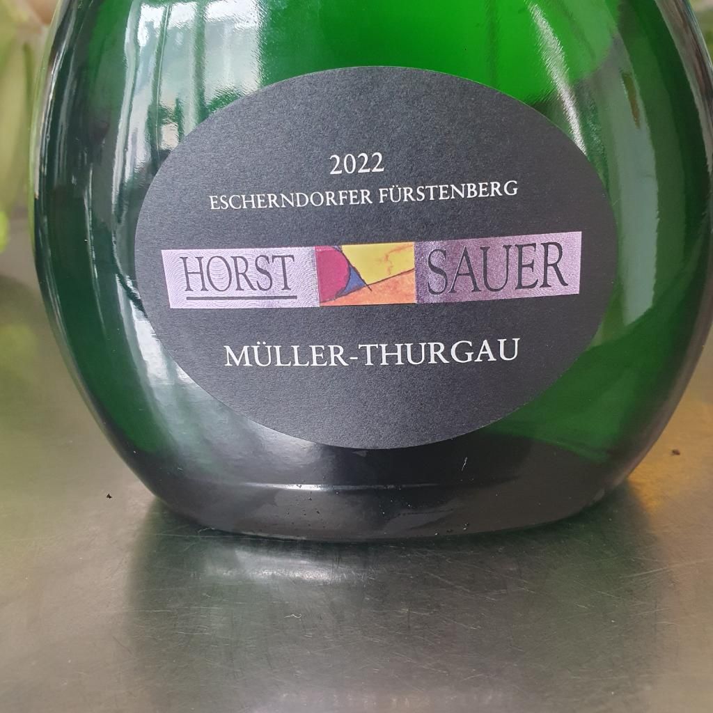 2022 Horst Sauer Escherndorfer Fürstenberg Müller-Thurgau Kabinett trocken, Germany, Franken ...