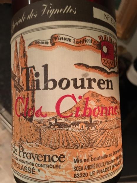 2012 Clos Cibonne Tibouren Côtes de Provence Cuvée Tradition Rosé Cru ...