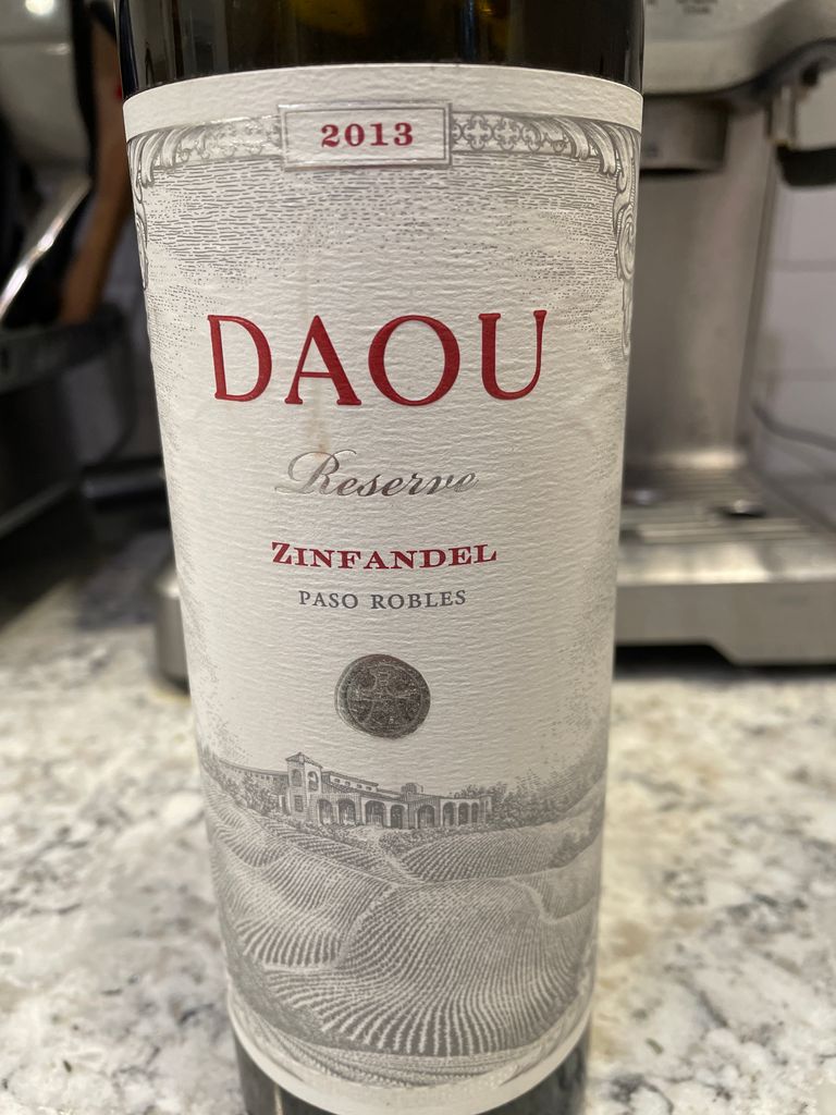 2013 Daou Vineyards Zinfandel Reserve, USA, California, Central Coast ...