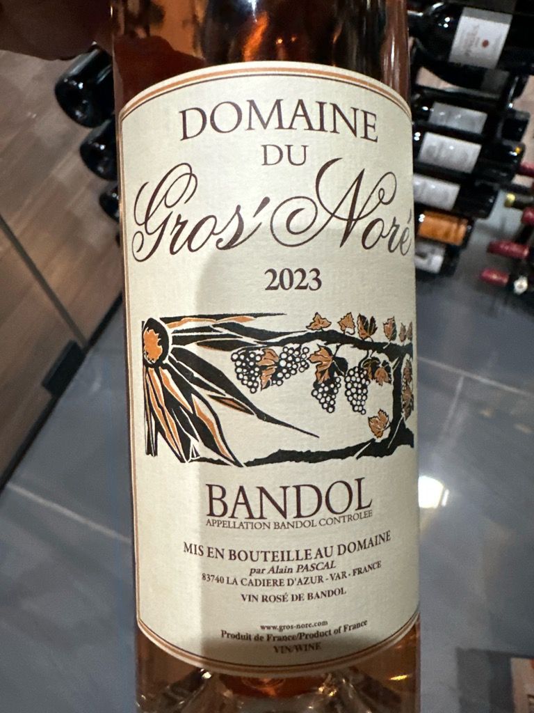 2023 Domaine du Gros 'Noré Bandol Rosé, France, Provence, Bandol - CellarTracker