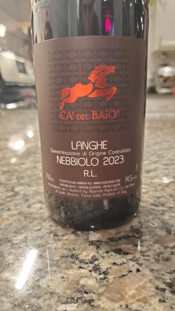 2023 Ca' del Baio Langhe Nebbiolo, Italy, Piedmont, Langhe, Langhe DOC - CellarTracker