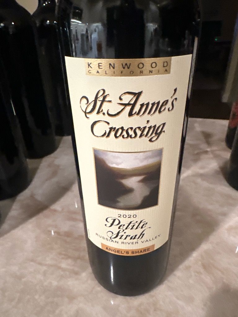 2020 St. Anne's Crossing Petite Sirah Angels Share, USA, California ...