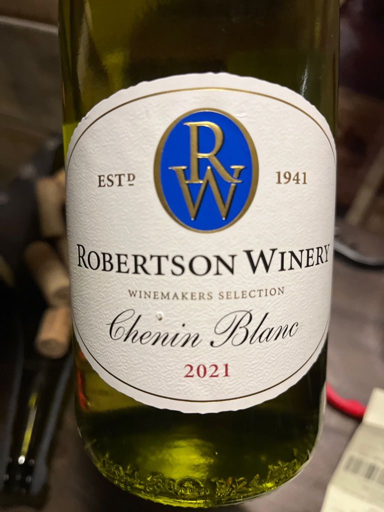 2021 Robertson Winery Chenin Blanc Winemakers Selection, South Africa ...