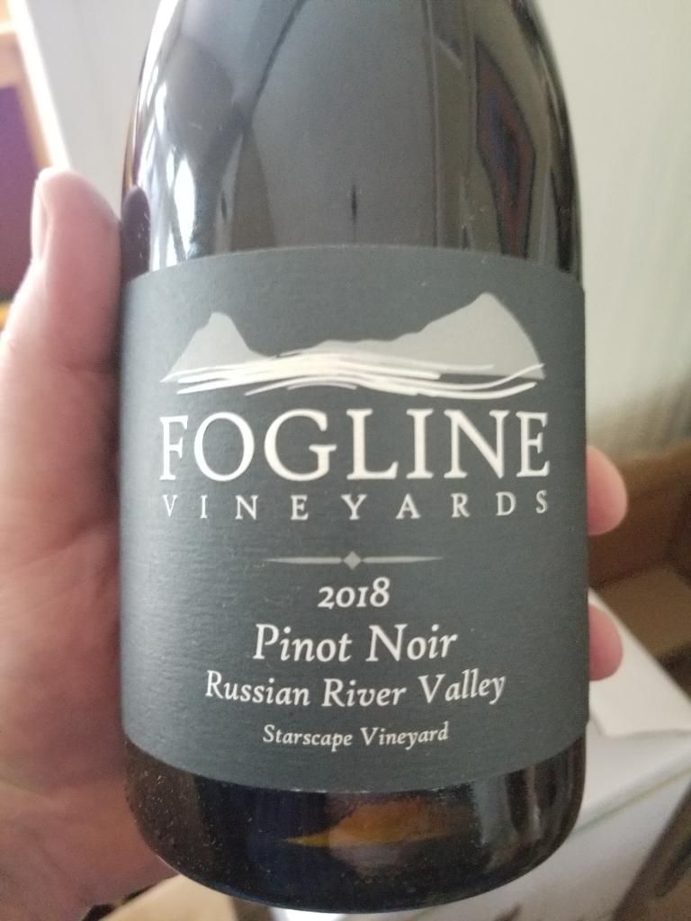 2019 Fogline Vineyards Pinot Noir Old Vine Starscape Vineyard, USA ...