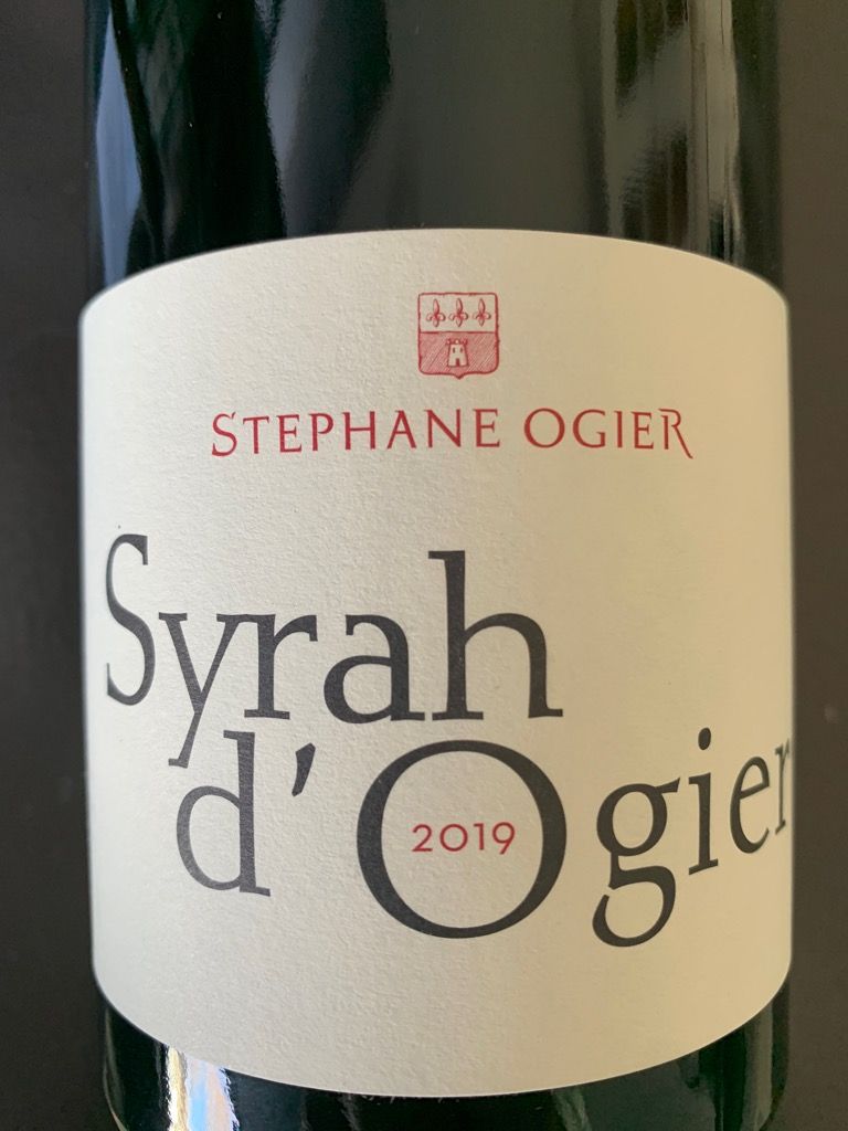 2019 Stéphane Ogier Syrah d'Ogier, France, Rhône, Northern Rhône, Vin ...