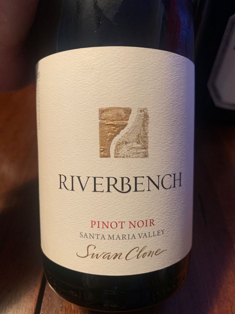 2020 Riverbench Vineyard & Winery Pinot Noir Swan Clone Santa Maria ...