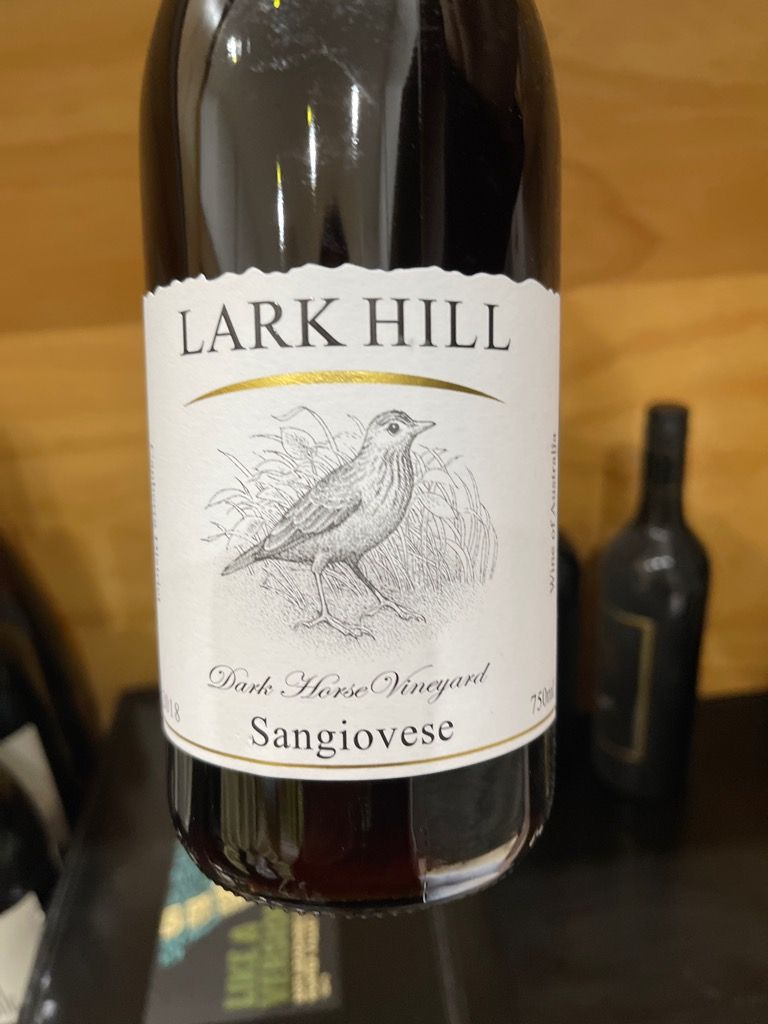 2022 Lark Hill Sangiovese, Australia, New South Wales, Southern New ...
