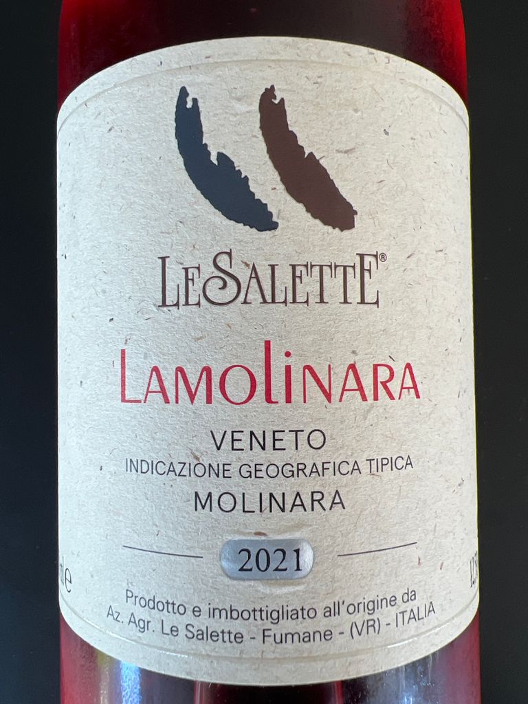 2021 Le Salette Molinara Lamolinara Veneto IGT, Italy, Veneto, Veneto ...