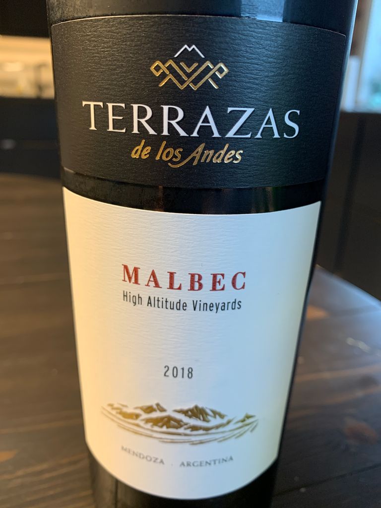 2018 Terrazas de Los Andes Malbec, Argentina, Mendoza - CellarTracker