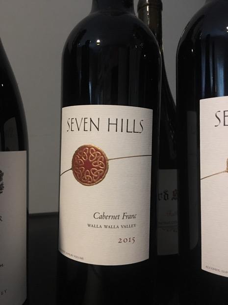 2015 Seven Hills Winery Cabernet Franc, USA, Washington, Columbia Valley, Walla Walla Valley ...