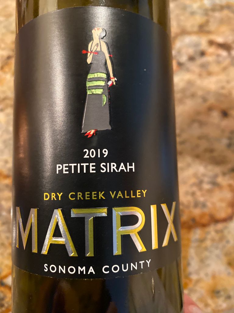 2019 Matrix Petite Sirah, USA, California, Sonoma County, Dry Creek ...