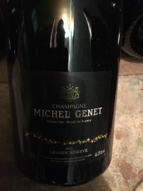 2005 Michel Genet Champagne Grand Cru Grand Reserve Brut Blanc de ...