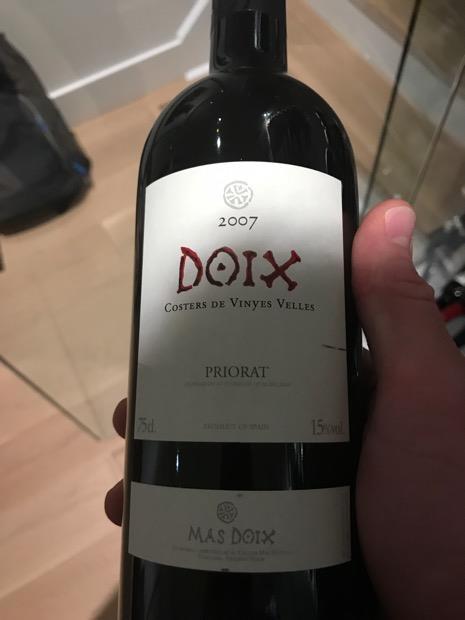 2007 Mas Doix Priorat Costers de Vinyes Velles, Spain, Catalunya ...
