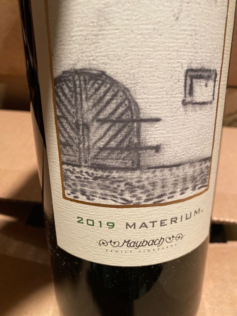 2019 Maybach Family Vineyards Cabernet Sauvignon Materium, USA ...