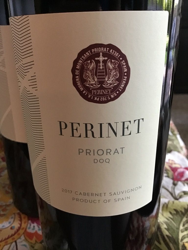 2017 Perinet Cabernet Sauvignon Priorat, Spain, Catalunya, Priorat ...