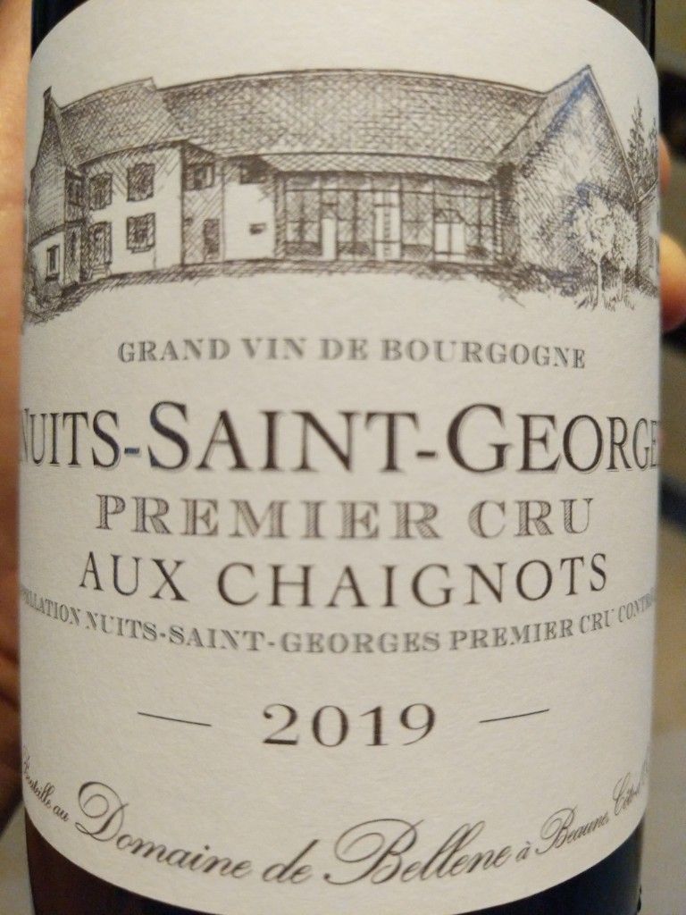 2019 Domaine de Bellene Nuits St. Georges 1er Cru Aux Chaignots, France ...