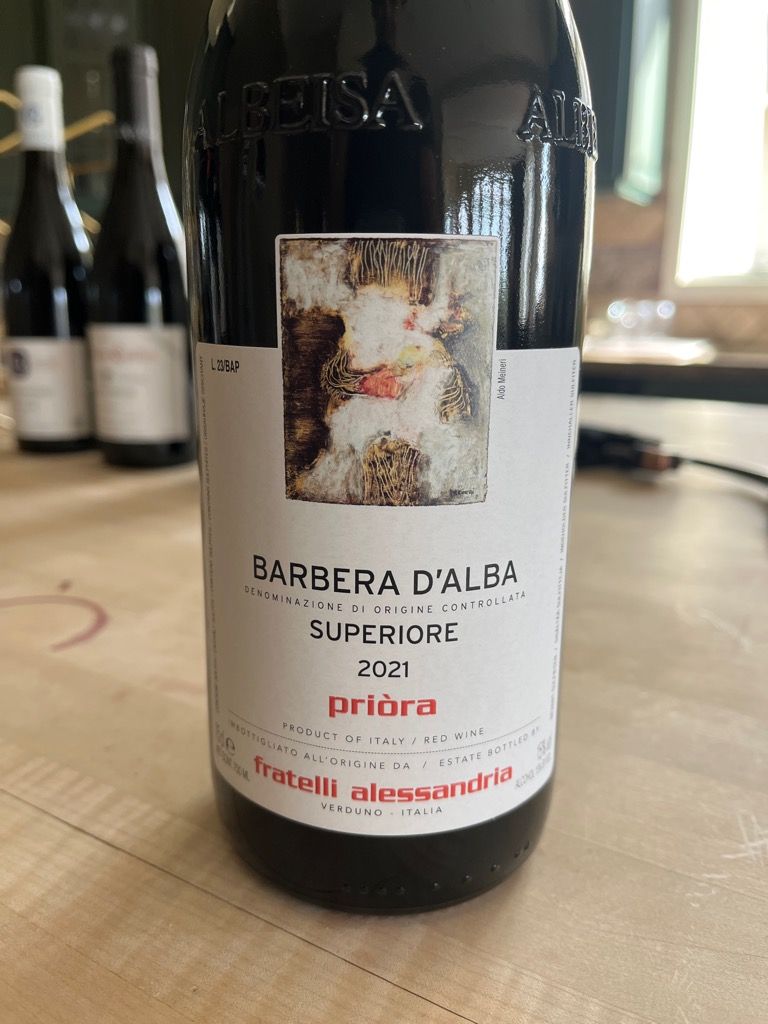 2021 Fratelli Alessandria Barbera d'Alba Superiore Priòra, Italy ...