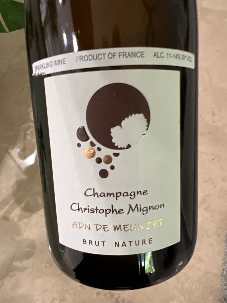 2015 Christophe Mignon Champagne ADN de Meunier Rose de Saignee Extra ...
