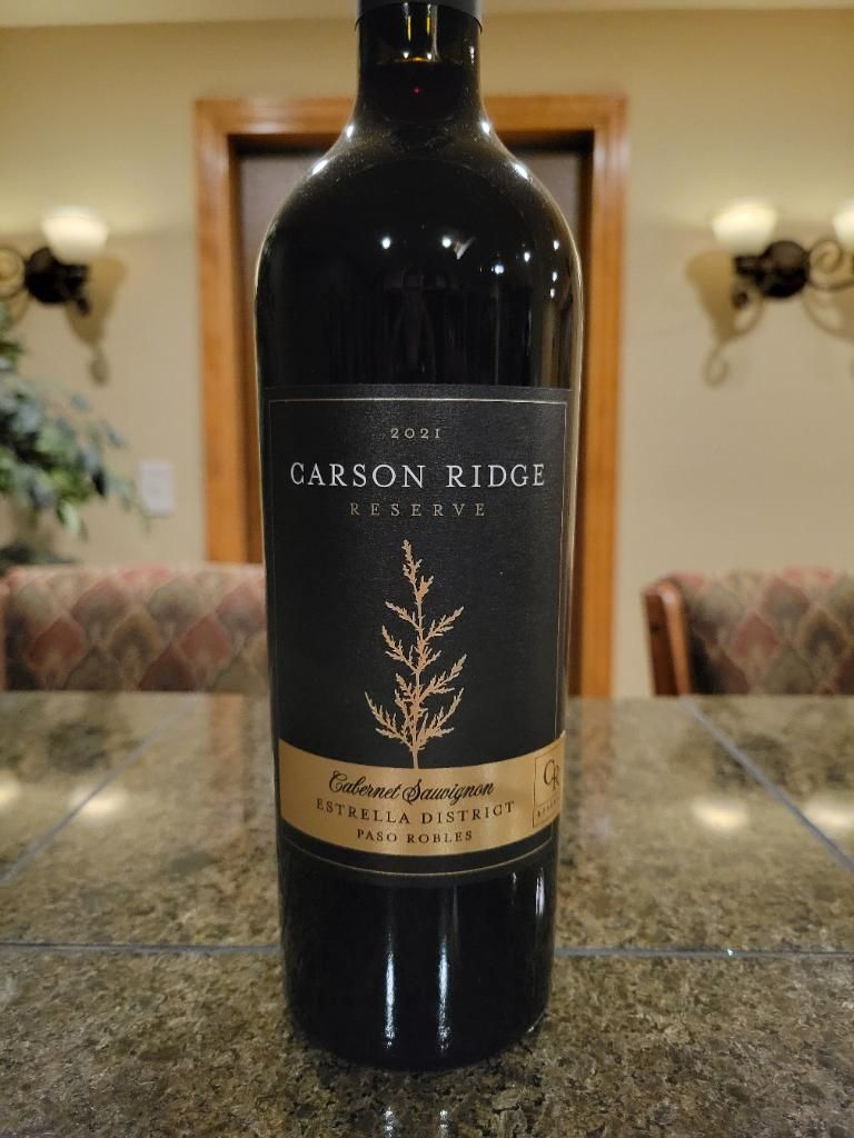 2021 Carson Ridge Cabernet Sauvignon Reserve, USA, California, Central Coast, Paso Robles ...