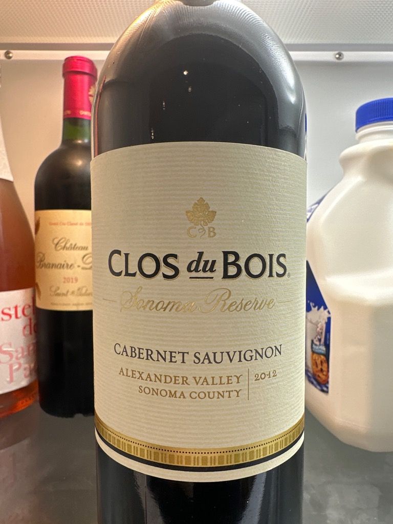 2008 Clos du Bois Cabernet Sauvignon Proprietor's Reserve, USA ...