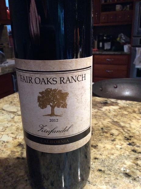 2012 Fair Oaks Ranch Zinfandel, USA, California, Napa Valley, St ...