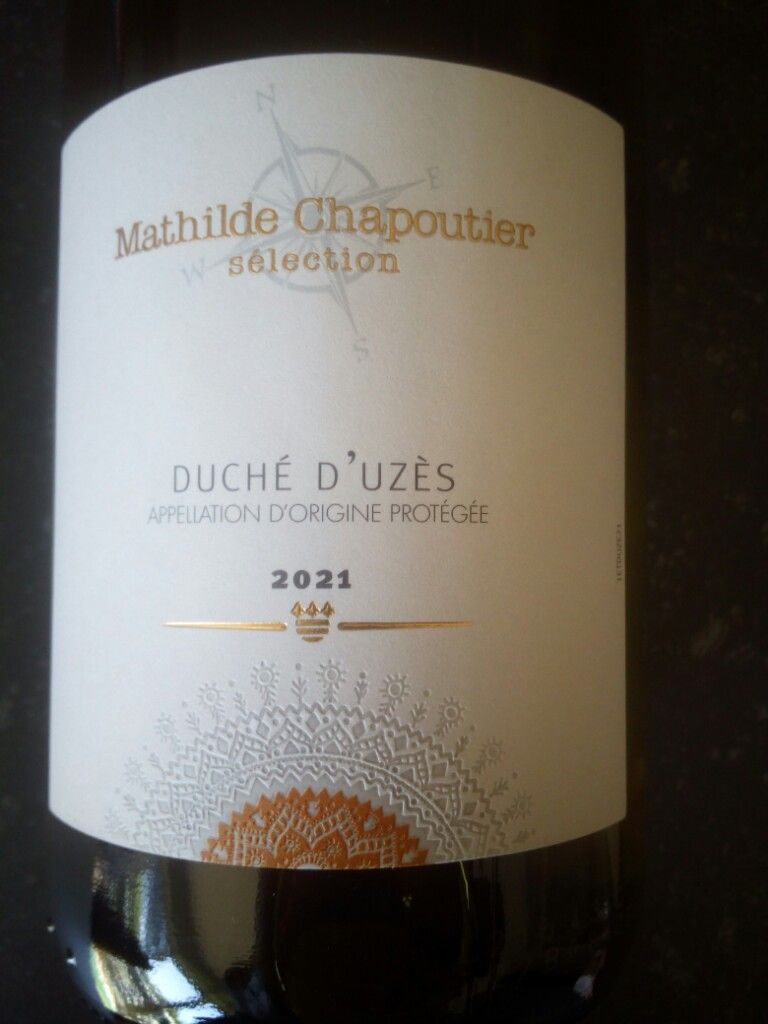 2023 Mathilde Chapoutier Duché d'Uzès Blanc, France, Rhône, Southern ...