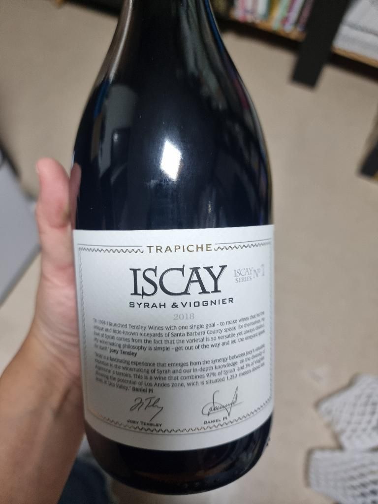 2019 Trapiche Iscay Syrah-Viognier, Argentina, Mendoza - CellarTracker