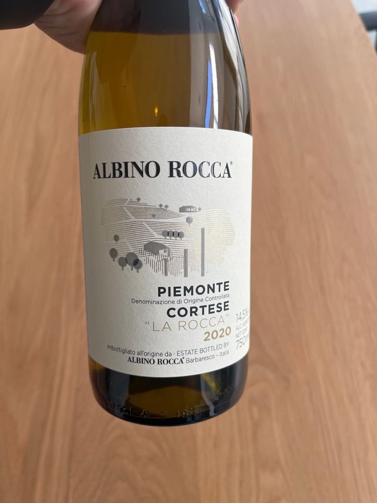 2019 Albino Rocca Piemonte Cortese La Rocca, Italy, Piedmont, Piemonte ...