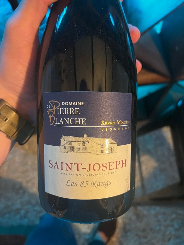 2021 Domaine de Pierre Blanche St. Joseph les 85 rangs, France, Rhône ...