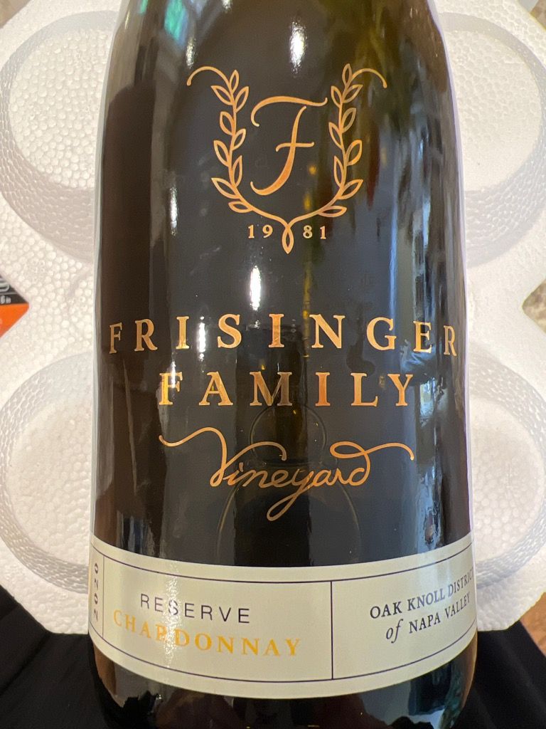 2020 Frisinger Family Chardonnay Reserve, USA, California, Napa Valley ...