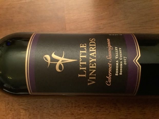 2017 Little Vineyards Cabernet Sauvignon, USA, California, Sonoma ...