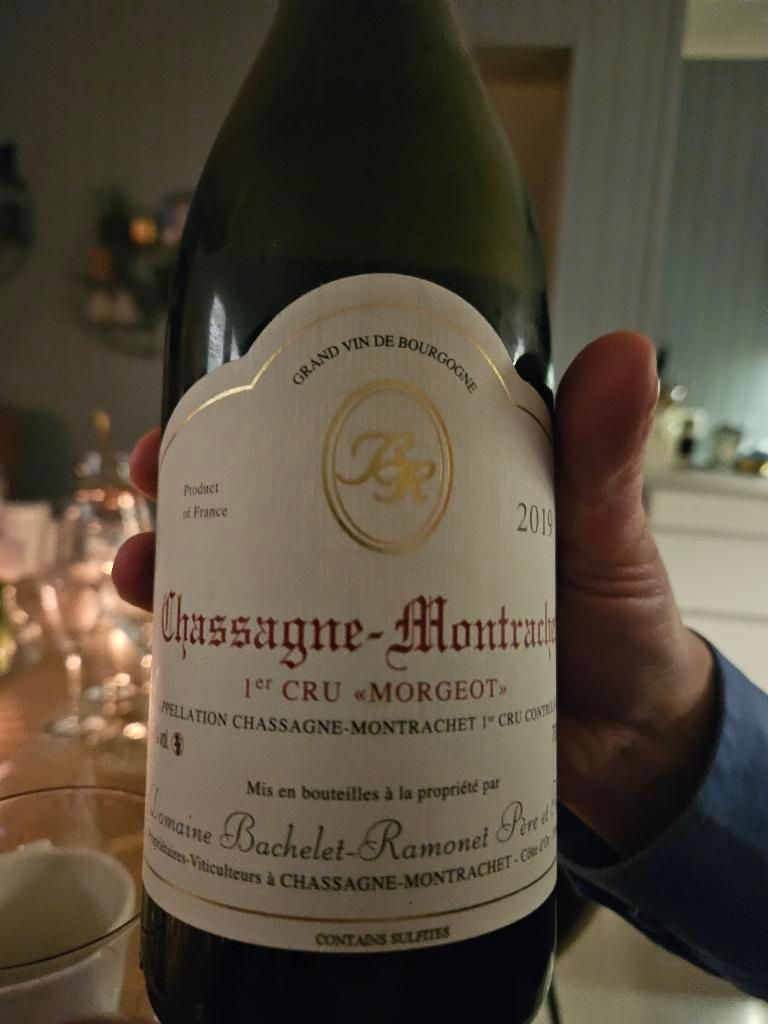 2019 Domaine Bachelet-Ramonet Chassagne-Montrachet 1er Cru Morgeot ...