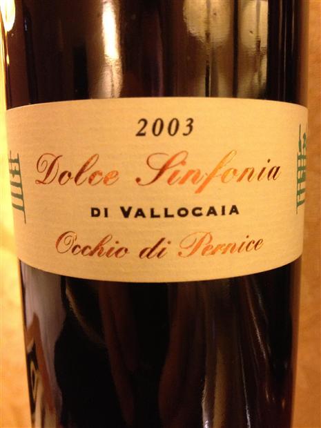 2004 Bindella (Tenuta Vallocaia) Vin Santo di Montepulciano Dolce ...