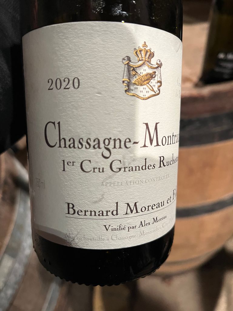 2021 Alex Moreau Chassagne-Montrachet 1er Cru Grandes Ruchottes, France ...