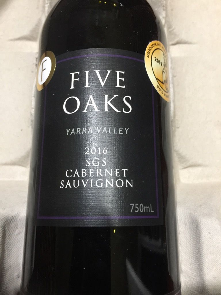 2021 Five Oaks Cabernet Sauvignon SGS, Australia, Victoria, Port ...