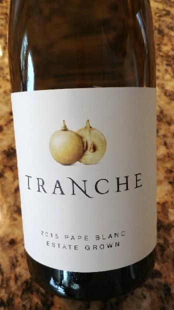 2015 Tranche Cellars Pape Blanc, USA, Washington, Columbia Valley ...