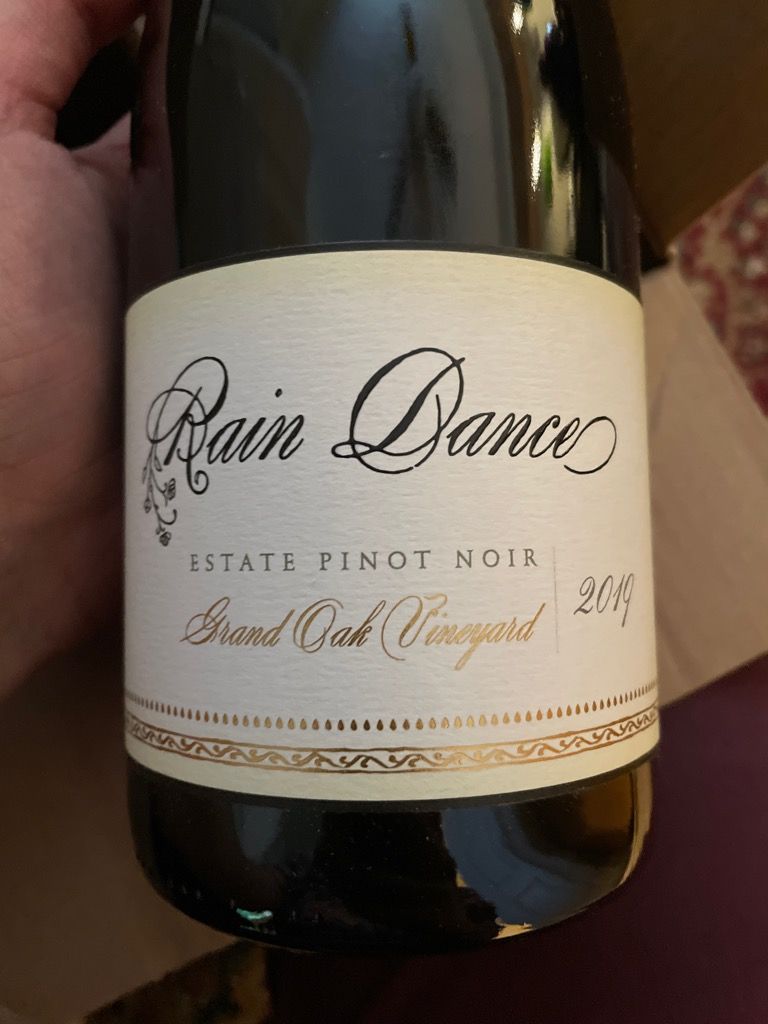 2018 Rain Dance Vineyards Pinot Noir Grand Oak Vineyard, USA, Oregon ...