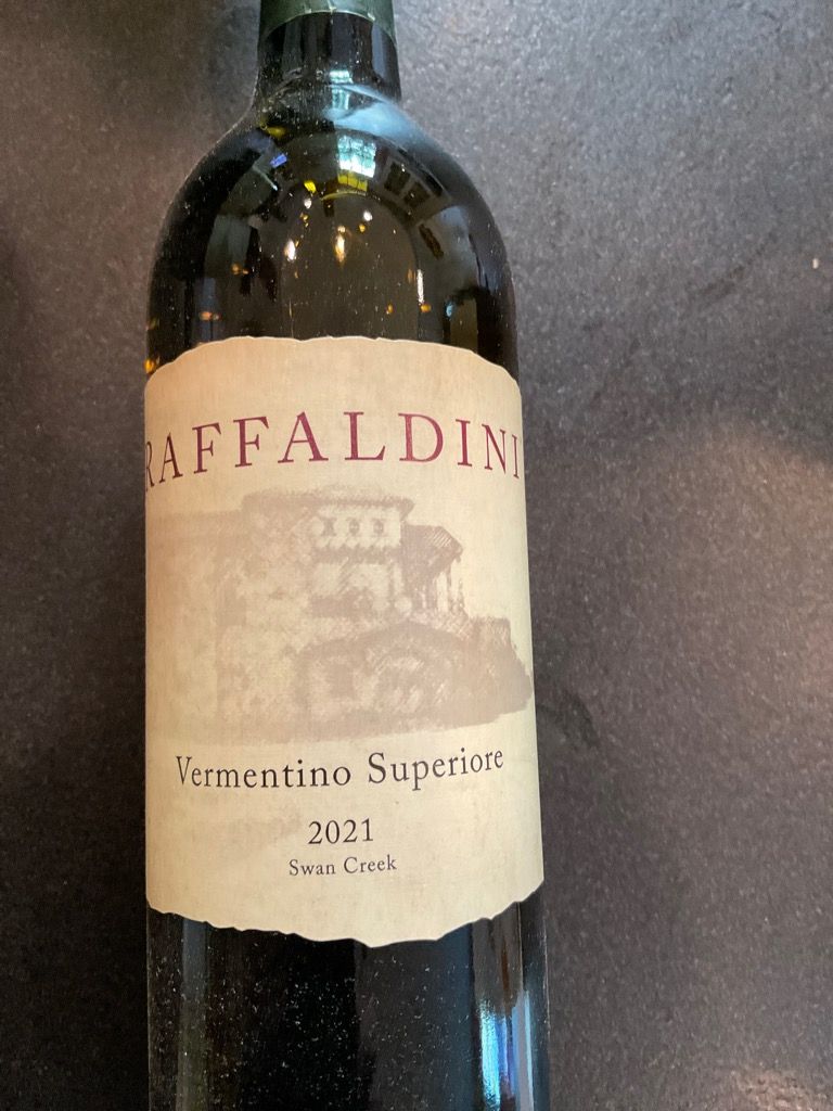 2022 Raffaldini Vineyards Vermentino, USA, North Carolina, Swan Creek ...