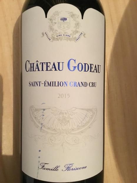 2015 Château Godeau, France, Bordeaux, Libournais, St. Émilion Grand ...