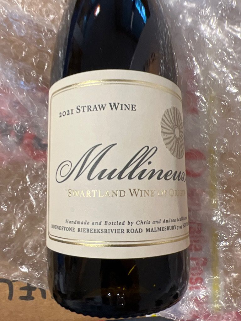 2022 Mullineux Chenin Blanc Straw Wine, South Africa, Coastal Region, Swartland - CellarTracker