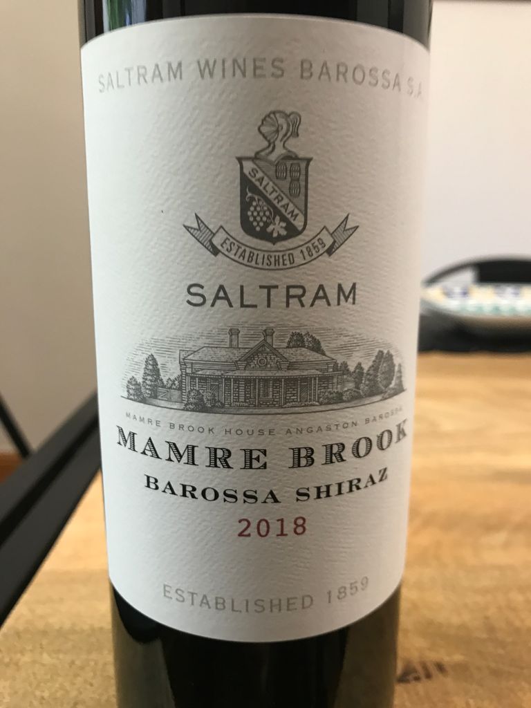 2018 Saltram Shiraz Mamre Brook, Australia, South Australia, Barossa ...