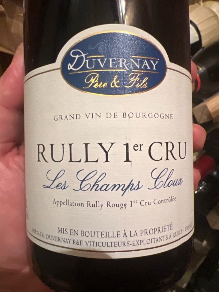 2022 Domaine Duvernay Rully 1er Cru Les Champs-Cloux, France, Burgundy ...