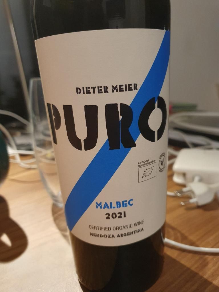 2021 Dieter Meier Malbec Puro, Argentina, Mendoza, Lujan de Cuyo ...